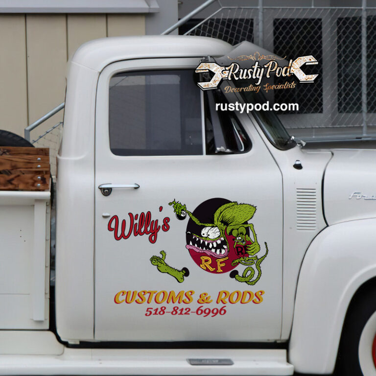 personalized rat fink lettering hand paint kustom kulture old school ...