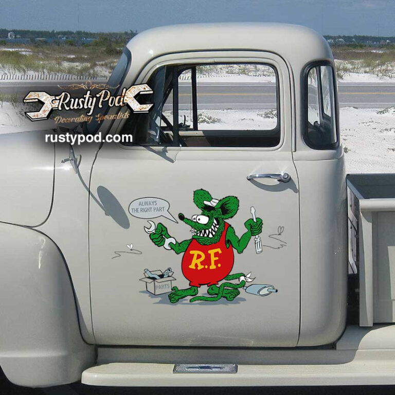 rat fink always the right part weirdos art kustom kulture sticker 12345 ...