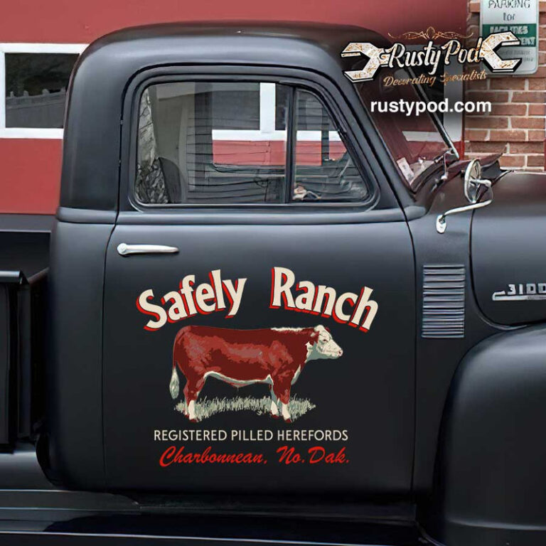 personalized ranch lettering farm sign pourtry farm sign vintage truck ...