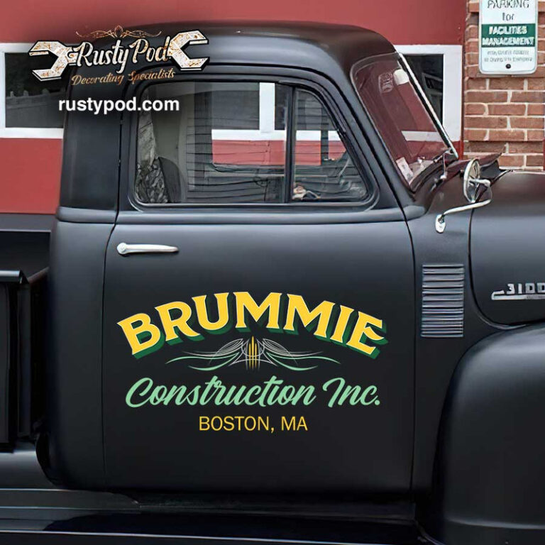 personalized pinstriping art truck graphics rat rod door art hot rod ...