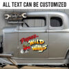 personalized wild willys gasser lettering door art weido art hot rod ...