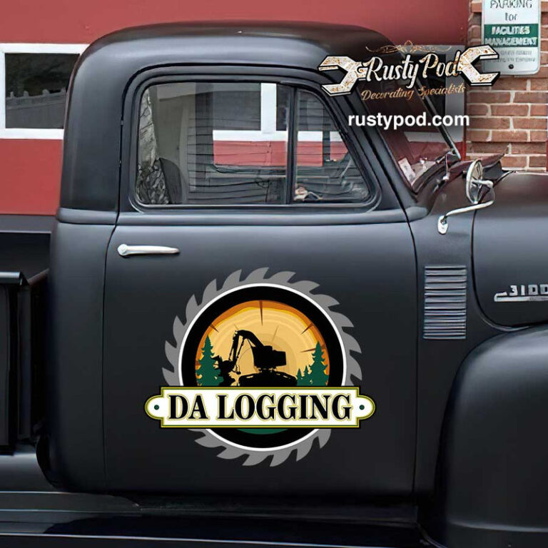 personalized logging company door art wood working company sign truck ...