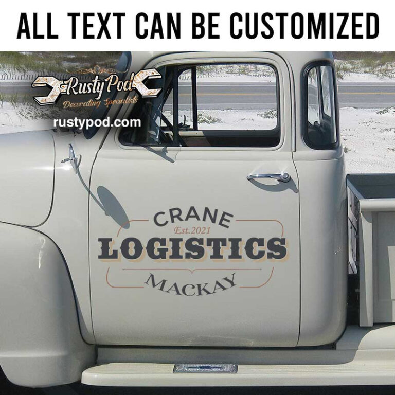 personalized logistic company sign garage sign transport door sign ...