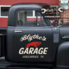 personalized goat garage sign truck graphics vintage car lettering hand ...