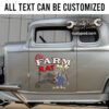 personalized farm rat lettering door sign hot rod door art rat rod ...