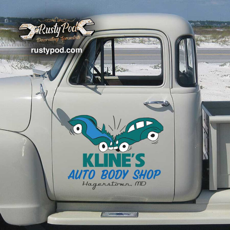 personalized collision garage lettering auto body shop sign hot rod ...