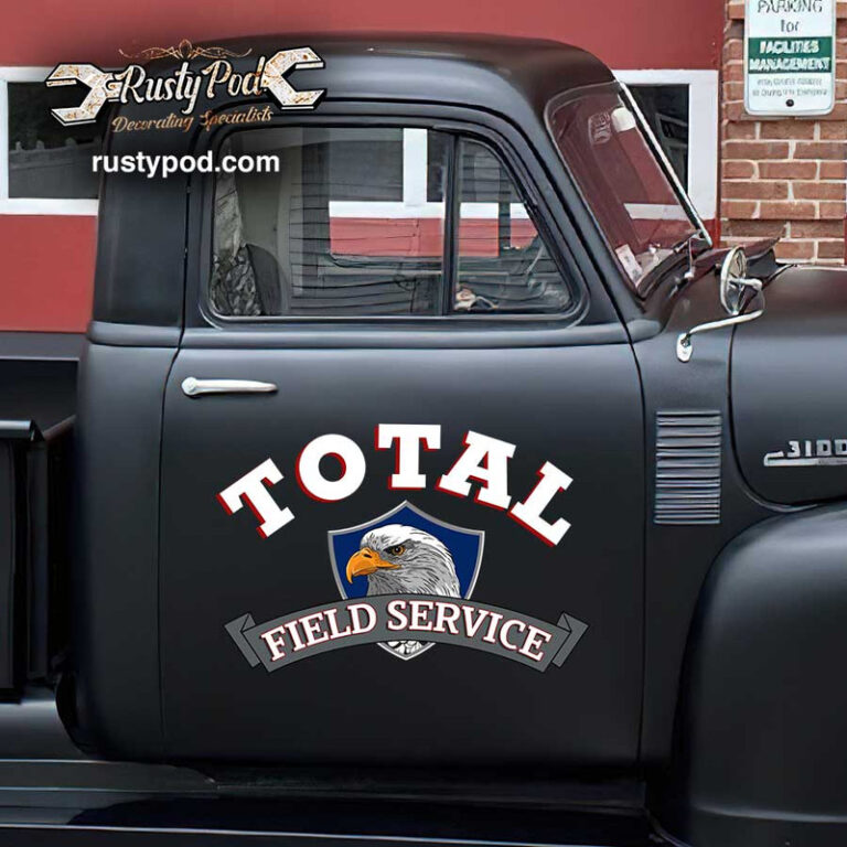 personalized eagle badge letteirng garage lettering door sign kustom ...