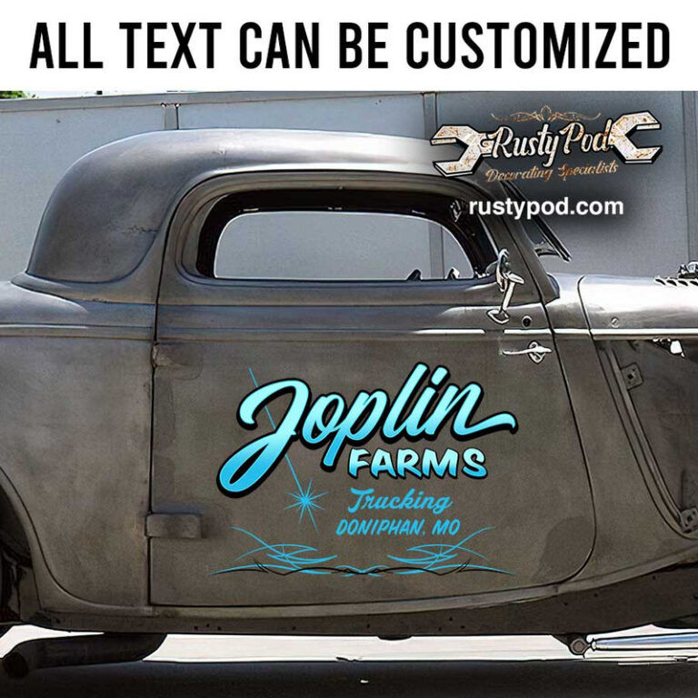 personalized truck graphics car lettering hot rod lettering rat rod ...