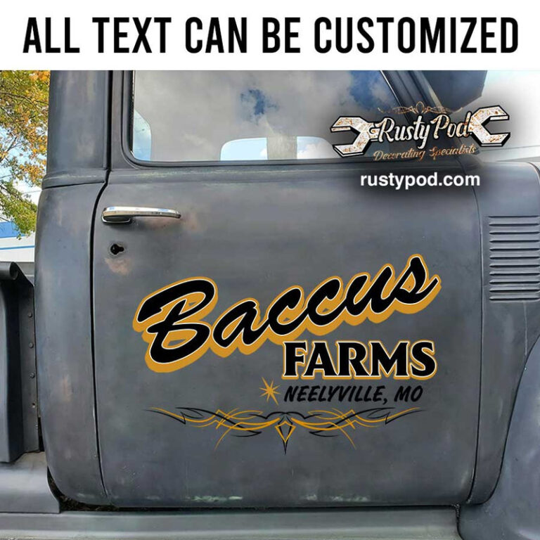 personalized pinstriping farm sign kustom kulture lettering old school ...