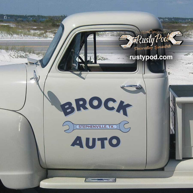 personalized vintage hot rod lettering kustom kulture old school truck ...