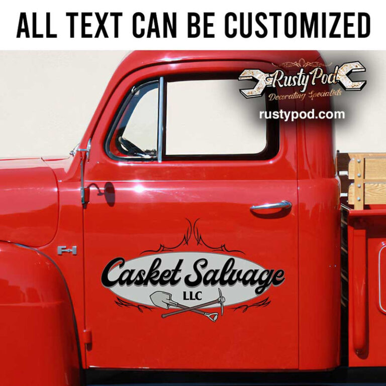 personalized salvage lettering kustom kulture hot rod garage lettering ...