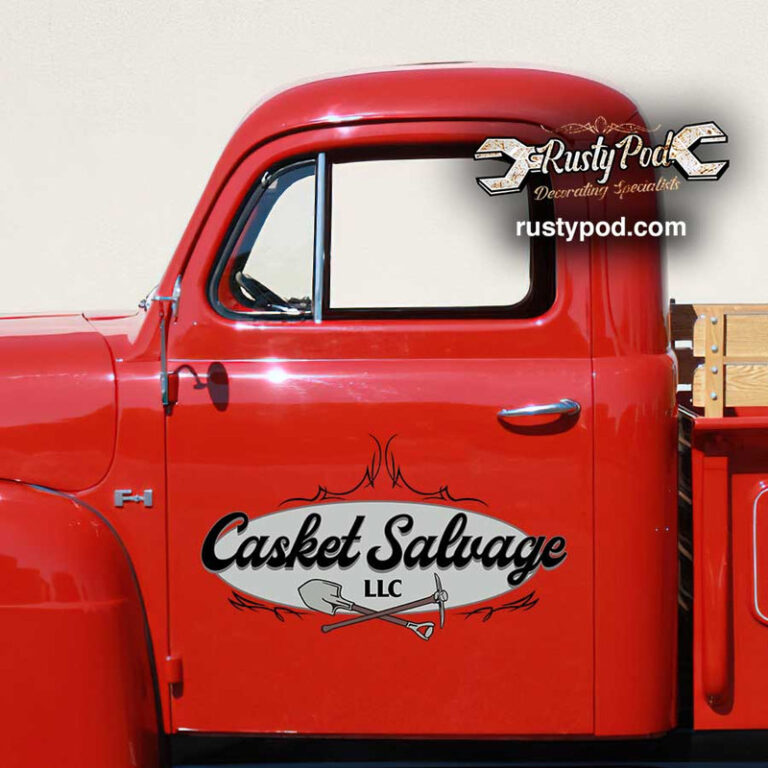 personalized salvage lettering kustom kulture hot rod garage lettering ...