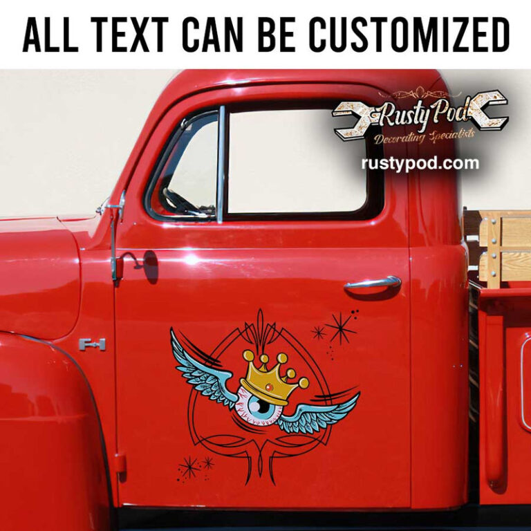personalized pinstriping flying eyeball ace pinstriping kustom kulture ...