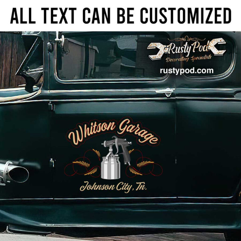 personalized body shop door sign shop truck door sign colision garage ...