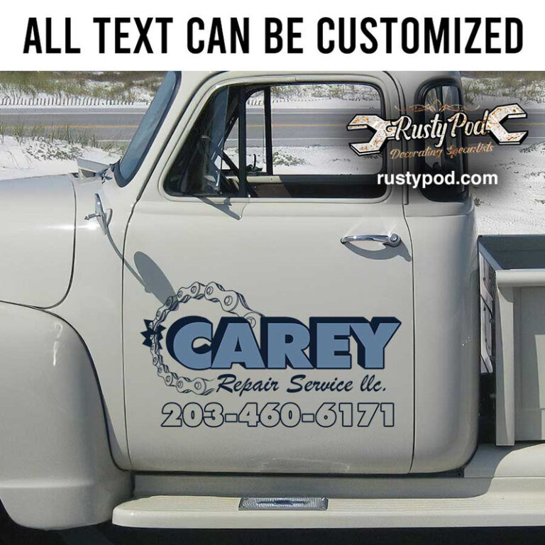 personalized garage lettering repair service garage door sign vehicle ...