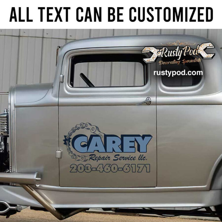 personalized garage lettering repair service garage door sign vehicle ...