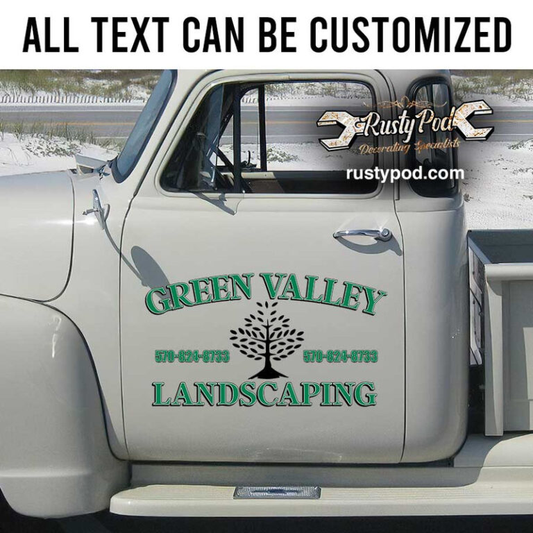 personalized landscaping company sign tree service door sign door art ...