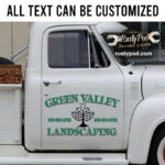 personalized landscaping company sign tree service door sign door art ...