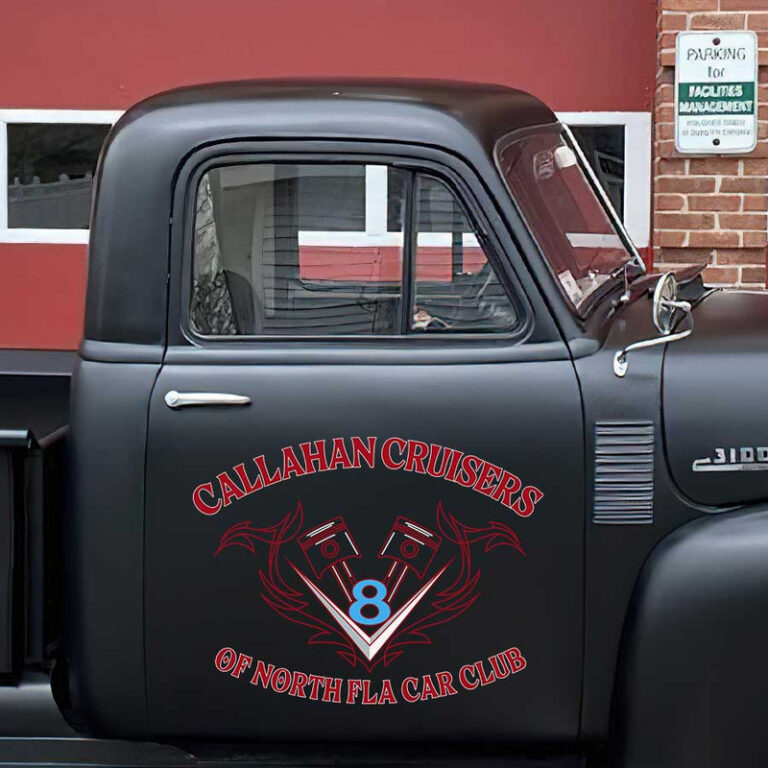 personalized v8 engine lettering sign pinstriping sign hot rod door art ...