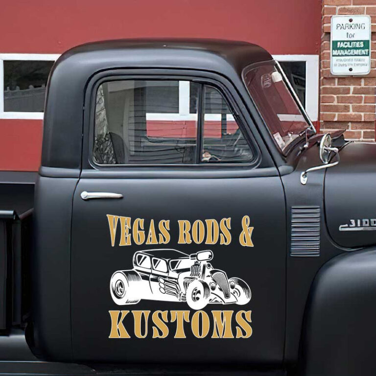 personalized rods and custom lettering hot rod door art lettering rat ...