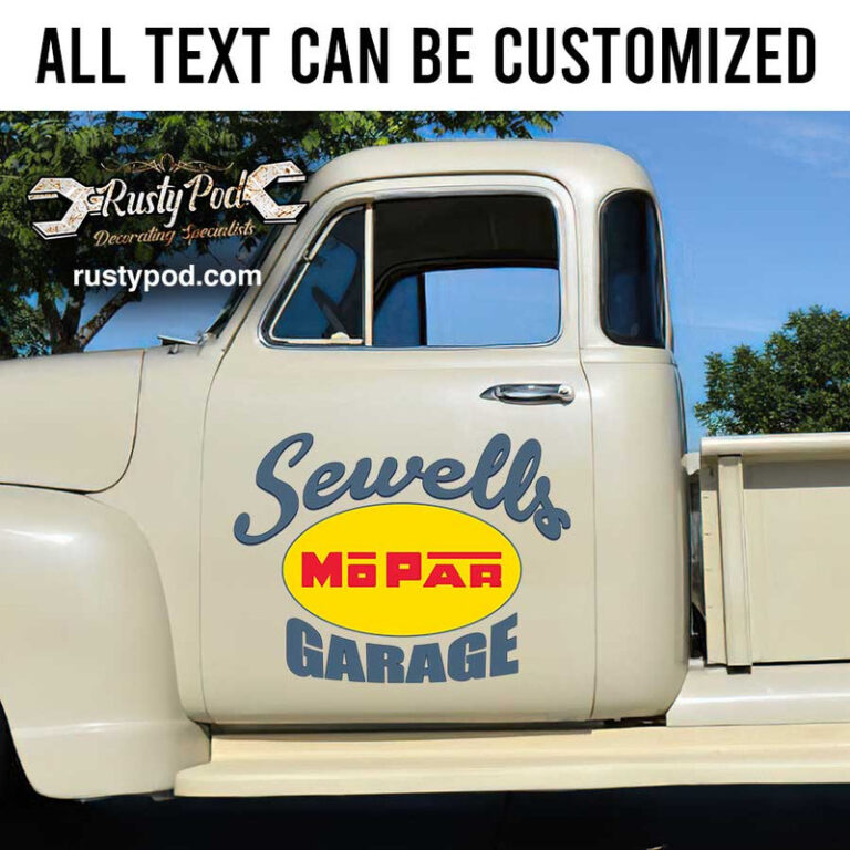 personalized mopar garage door sign shop truck door sign hot rod door ...