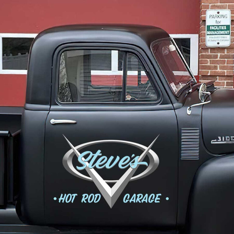 personalized v8 engine hot rod lettering door sign rat rod door art ...