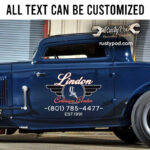 personalized body shop garage collision garage door sign shop truck ...