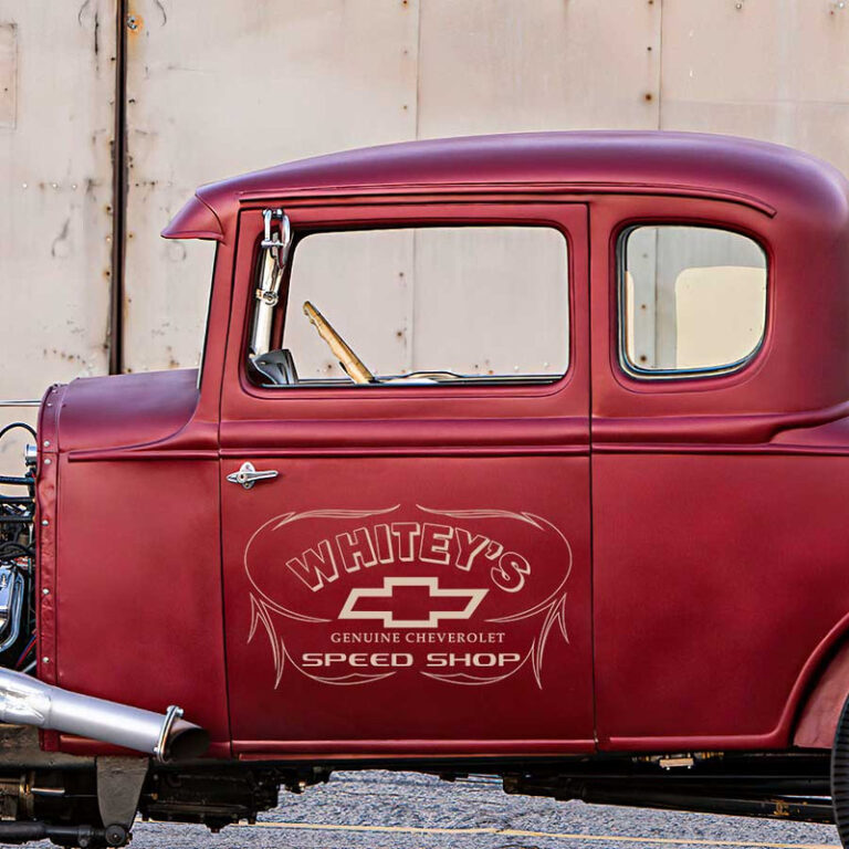 personalized chevrolet pinstriping speed shop tool box art hot rod ...