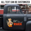 personalized rat wagon decal hot rod door art lettering rat rod door ...