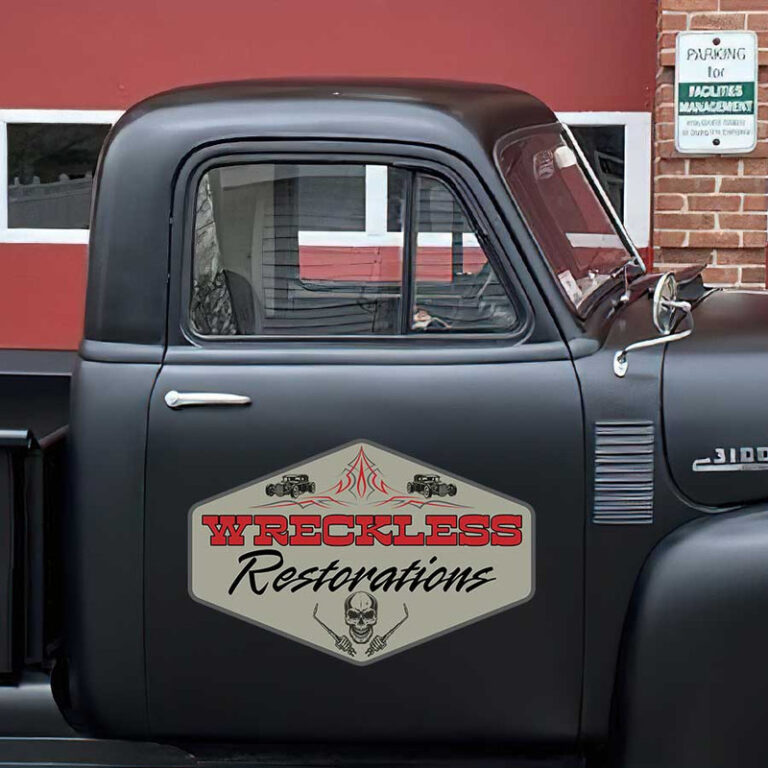 personalized wreckless restoration welding garage sign hot rod garage ...