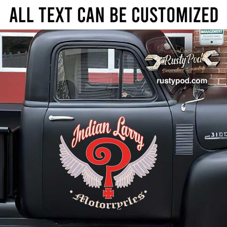 personalized motorcycle lettering kustom kulture rat rod lettering hot ...