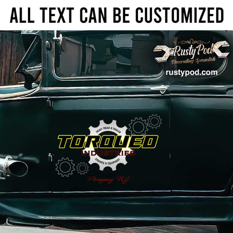 personalized torque garage lettering gear head lettering door sign ...