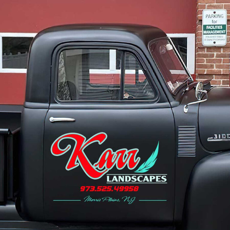 personalized landscaping lettering tree service company door sign truck ...