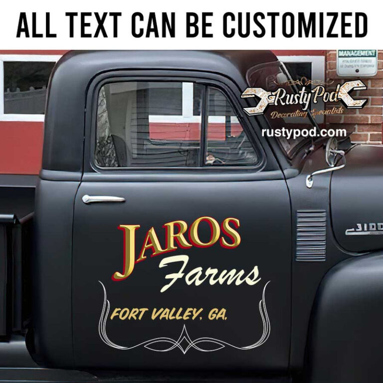 personalized truck graphics farm lettering door sign ranch sign ...