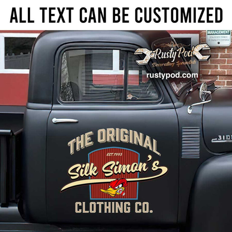 personalized hot rod door sign shop truck door art speed shop rod shop ...