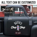 personalized barber shop lettering chop shop sign tattoo shop sign ...