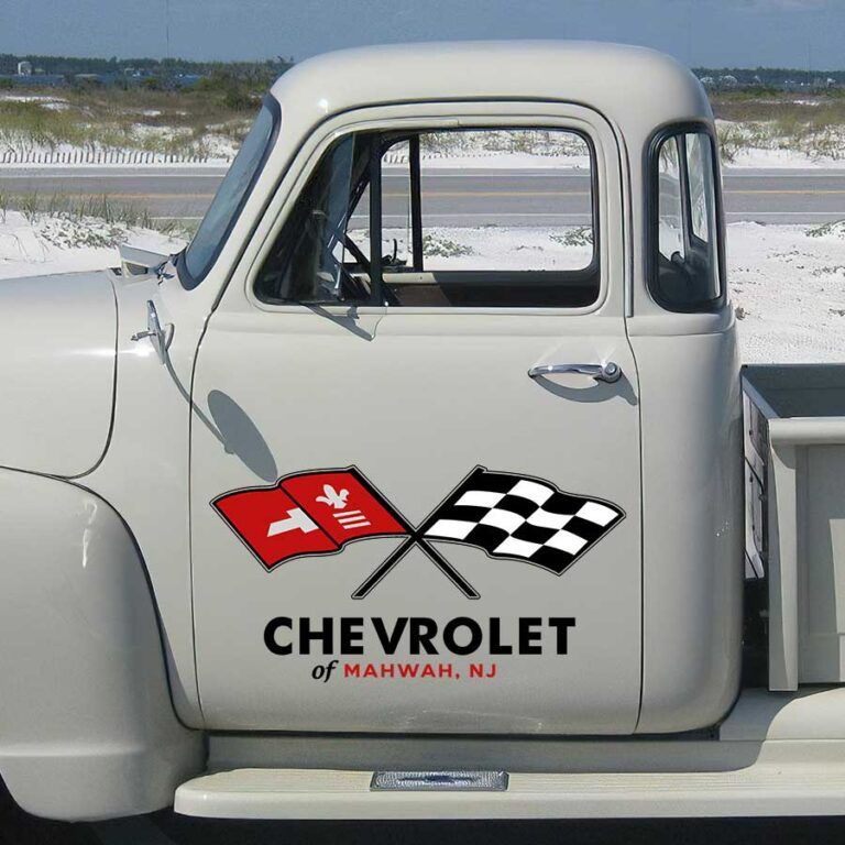 personalized chevrolet shop truck lettering muscle car lettering hot ...