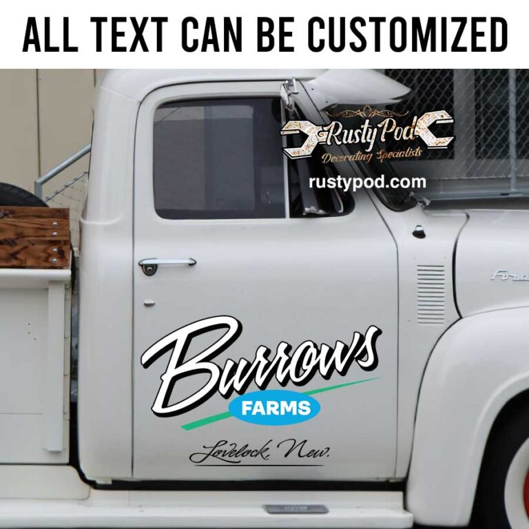 personalized truck graphix farm lettering garage lettering ranch sign ...