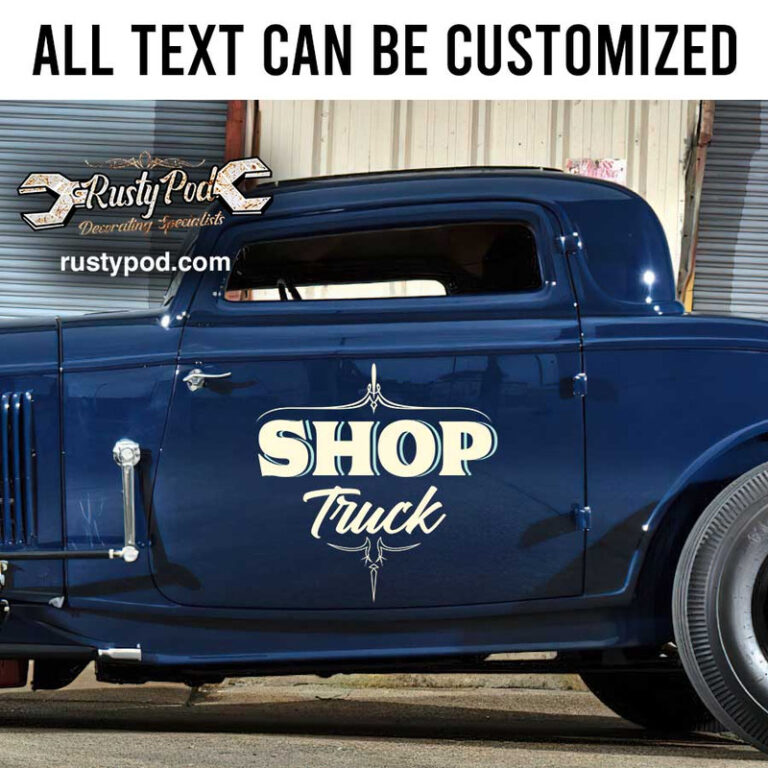 personalized pinstriper hot rod sign rat rod door art shop truck sign ...