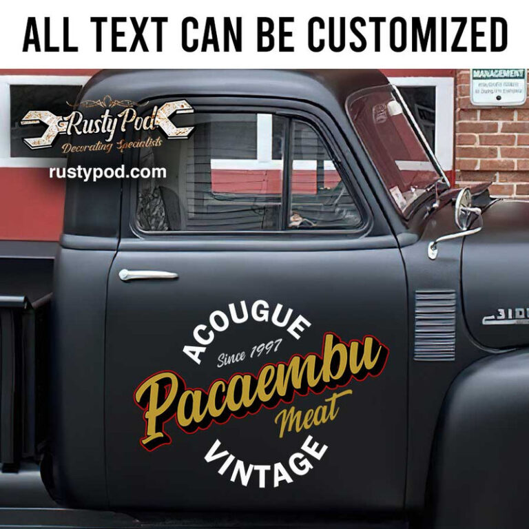 personalized hot rod lettering rat rod door sign garage lettering truck ...