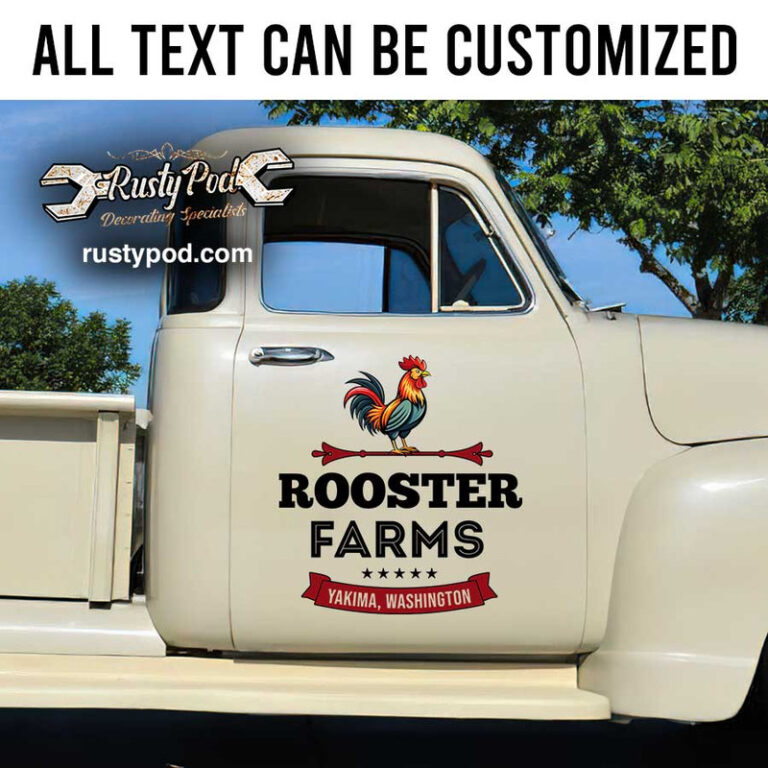 personalized roaster farm door sign poutry farm lettering door sign ...