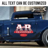 personalized transport company sign truck graphics floral sign sticker ...