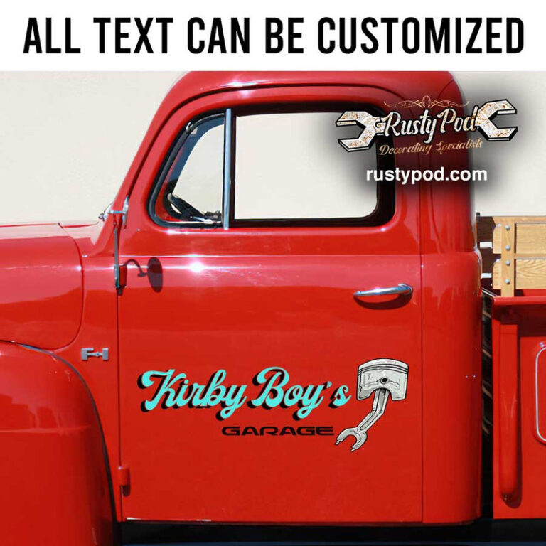 personalized broken piston lettering sign hot rod shop sign kustom ...