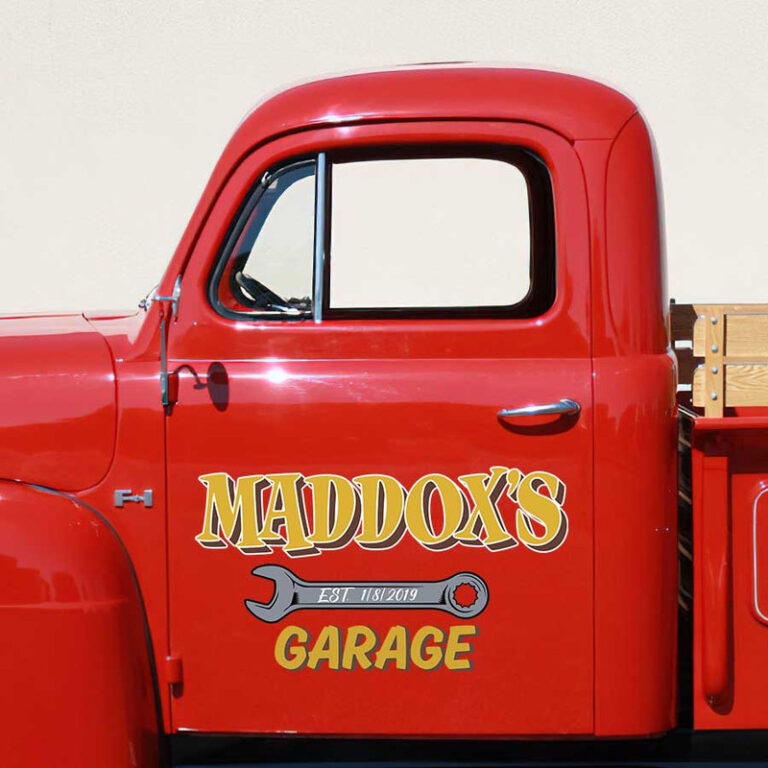 personalized wrench lettering garage lettering door sign shop truck ...