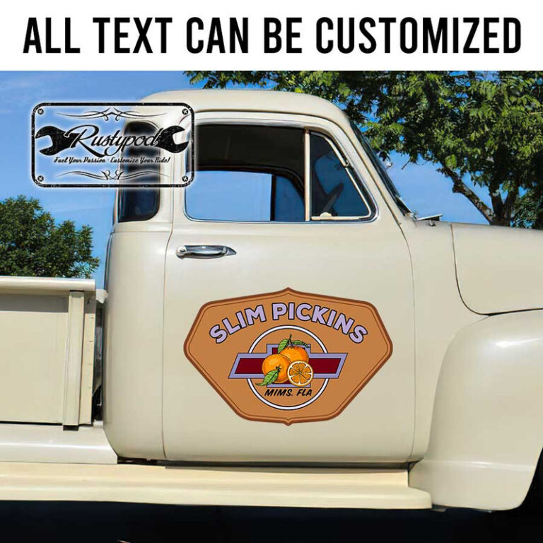 personalized chevrolet farm truck agriculture lettering farm sign ranch ...