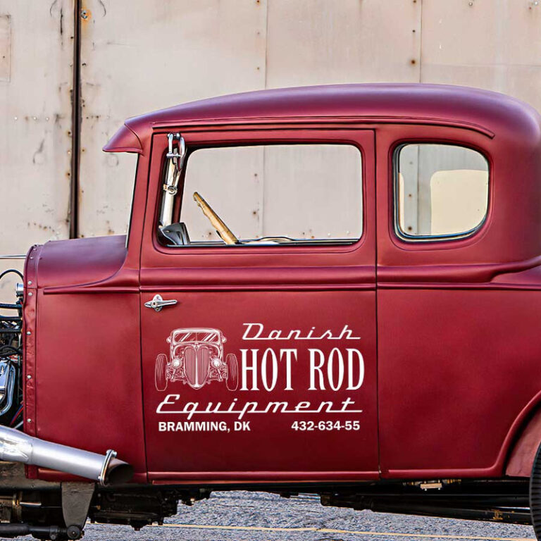 personalized hot rod equipment lettering sign rat rod door art shop ...