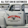 personalized blacksmith lettering forge and foundry lettering metal ...