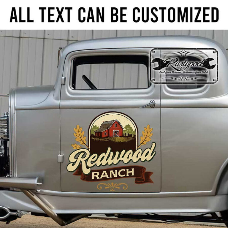 personalized farm sign ranch door sign truck graphics custom culture ...