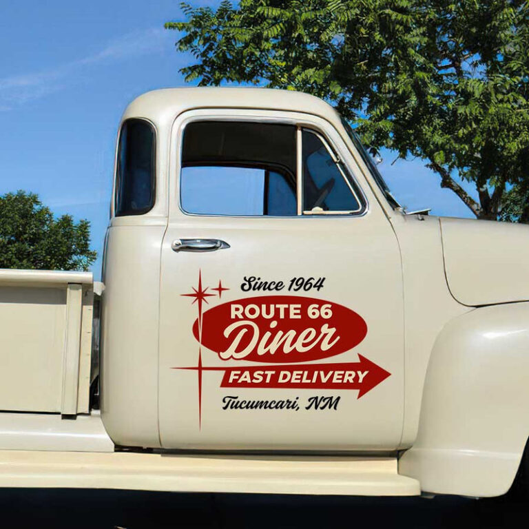 personalized truck graphics lettering transport company sign delivery ...