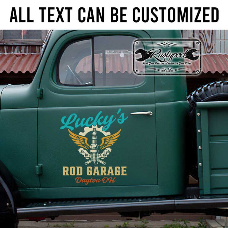 personalized gearhead and spark plug lettering wrenchs lettering sign ...